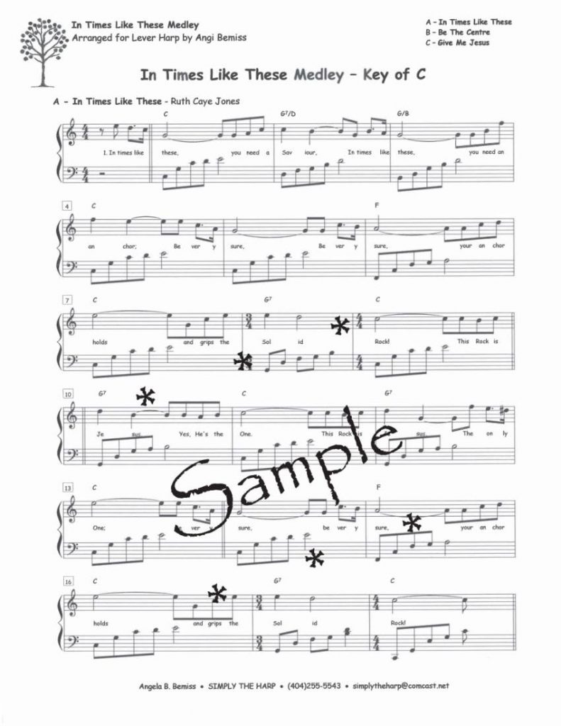 In Times Like These Medley – Folk Harp