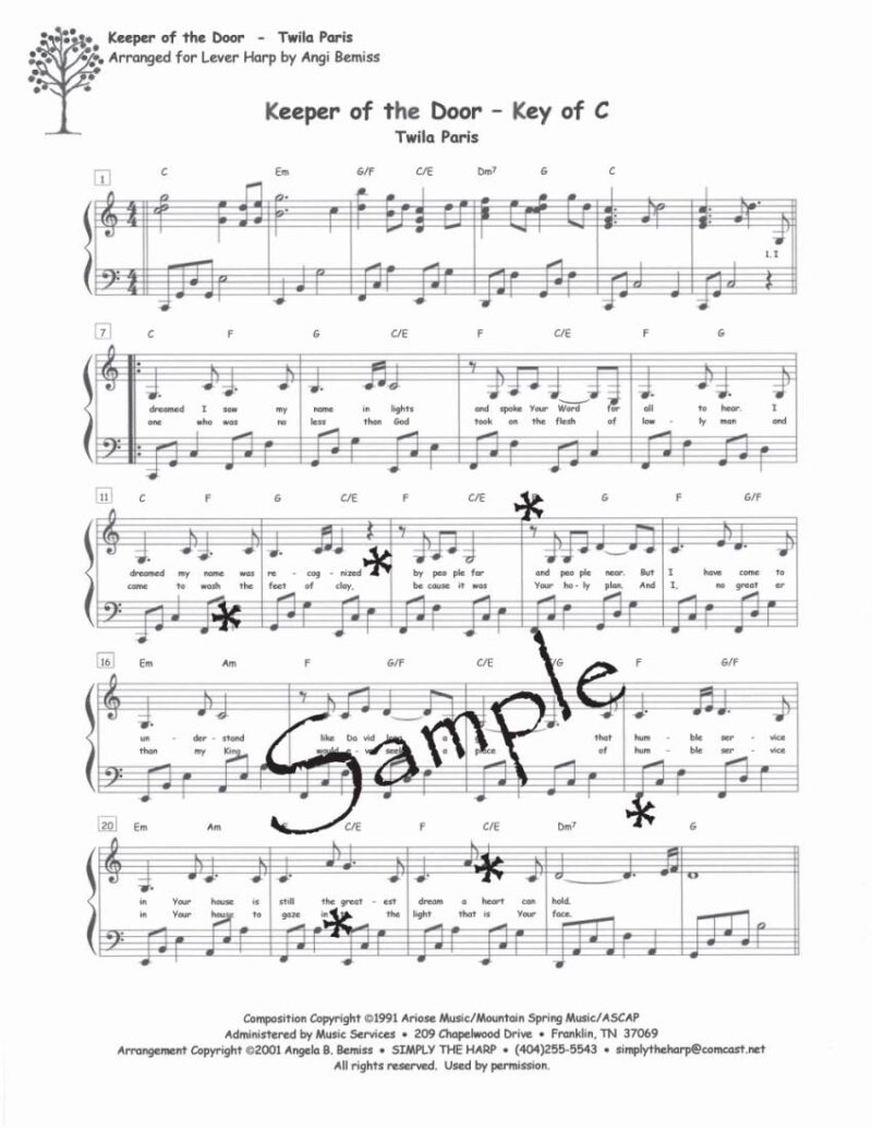 Keeper of the Door – Folk Harp