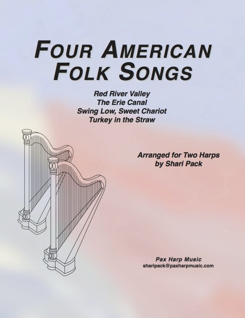 Four American Folk Songs Duet • Folk Harp