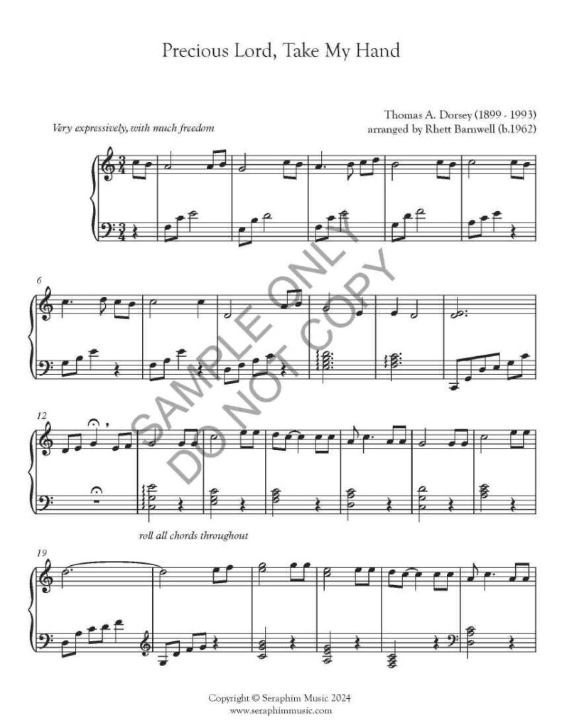 Precious Lord – Folk Harp